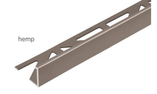 L Shaped Hemp Grout Match Tile Trim Durosol By Dural 94" – The ...