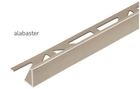 L Shaped Alabaster Grout Match Tile Trim Durosol By Dural 94" – The ...