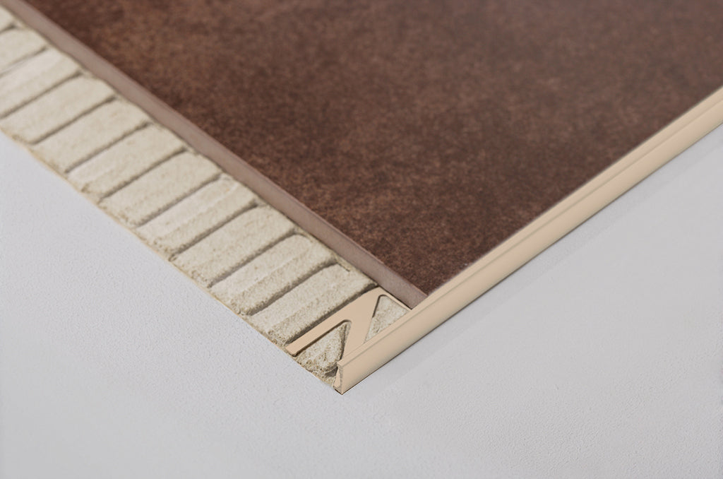 L Shape Edge Tile Trim Mobe Pearl Durasol 94" – The Installers Depot