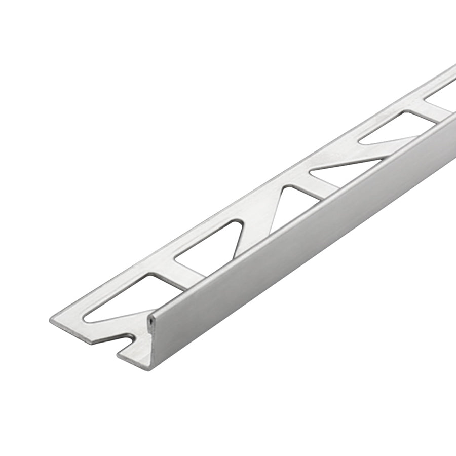 L Shape Edge Tile Trim Natural Stainless Steel Thin Durosol 39" – The ...