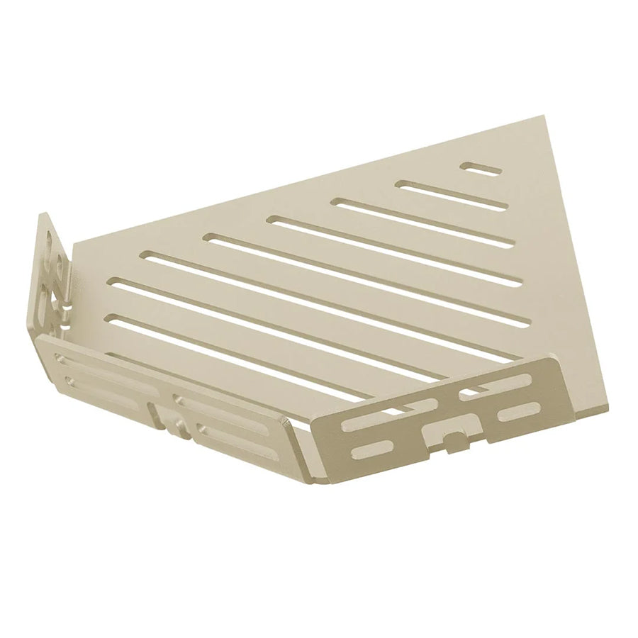 Floating Corner Tile Shower Shelf Pentagonal with Railing & Hanger San ...