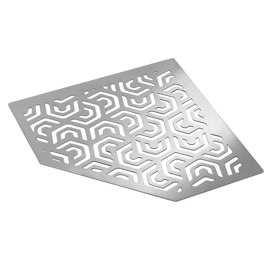 Floating Corner Tile Shower Shelf Pentagonal Stainless Steel Penta Des ...