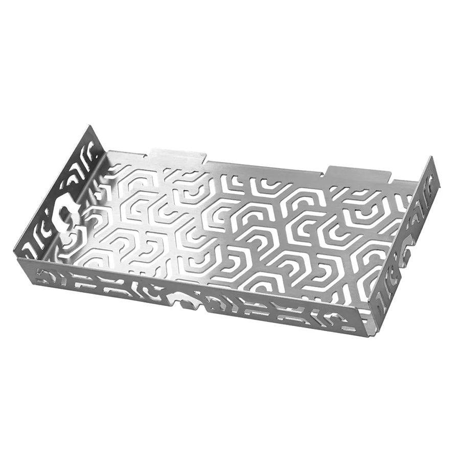 Floating Rectangular Tile Shower Shelf with Railing & Hanger Stainless ...