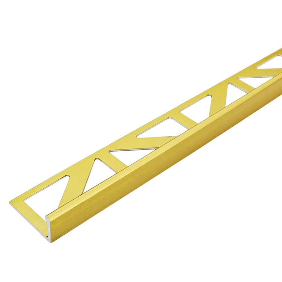 L Shape Edge Tile Trim Gold Durasol 94" – The Installers Depot