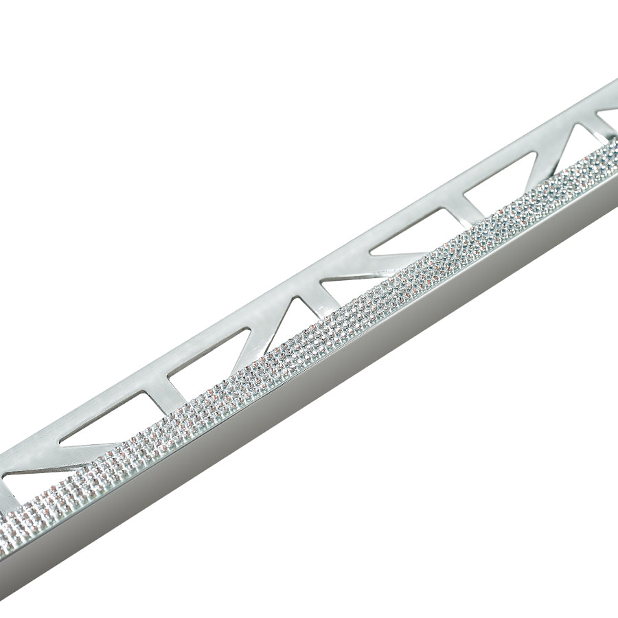 Premium Chrome Plated High Gloss Diamond Plus Silver Chrome Plated Squ ...