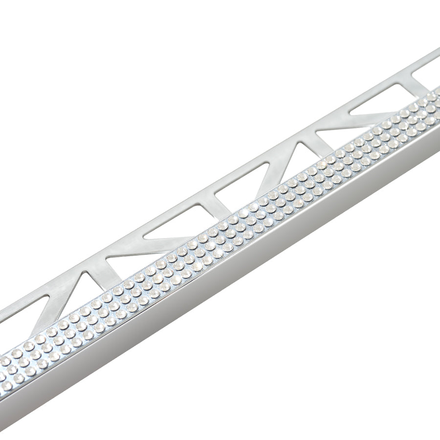 Premium Silver Square Tile Profile Trim Diamondglobe Squareline 98 ...